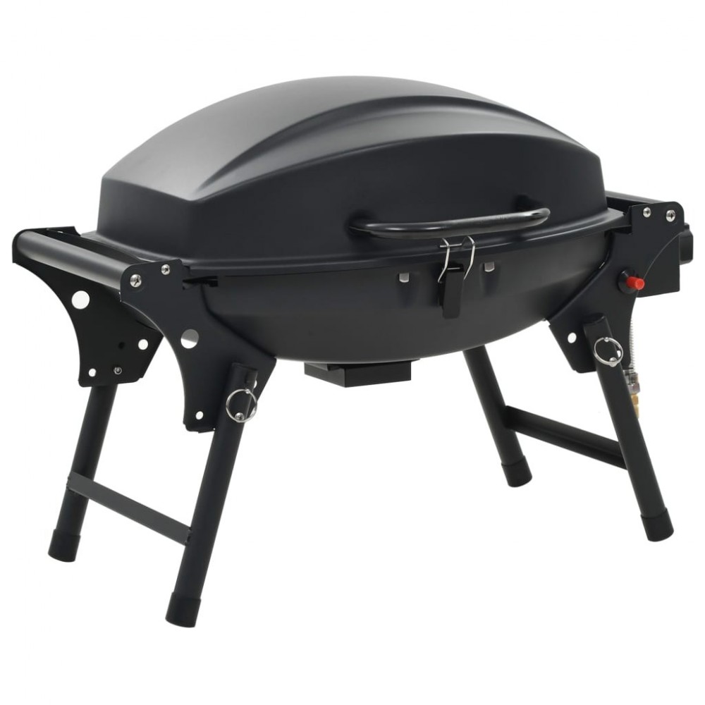 Barbecue à gaz portatif avec zone de cuisson Noir sur Jardinao.com