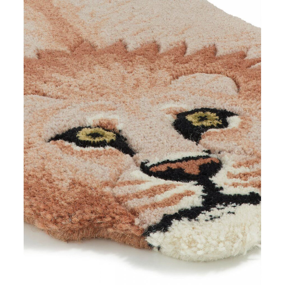Tapis Pinky Lion Small De Doing Goods - 100Cm X 65Cm X 2Cm | Jardinao.com