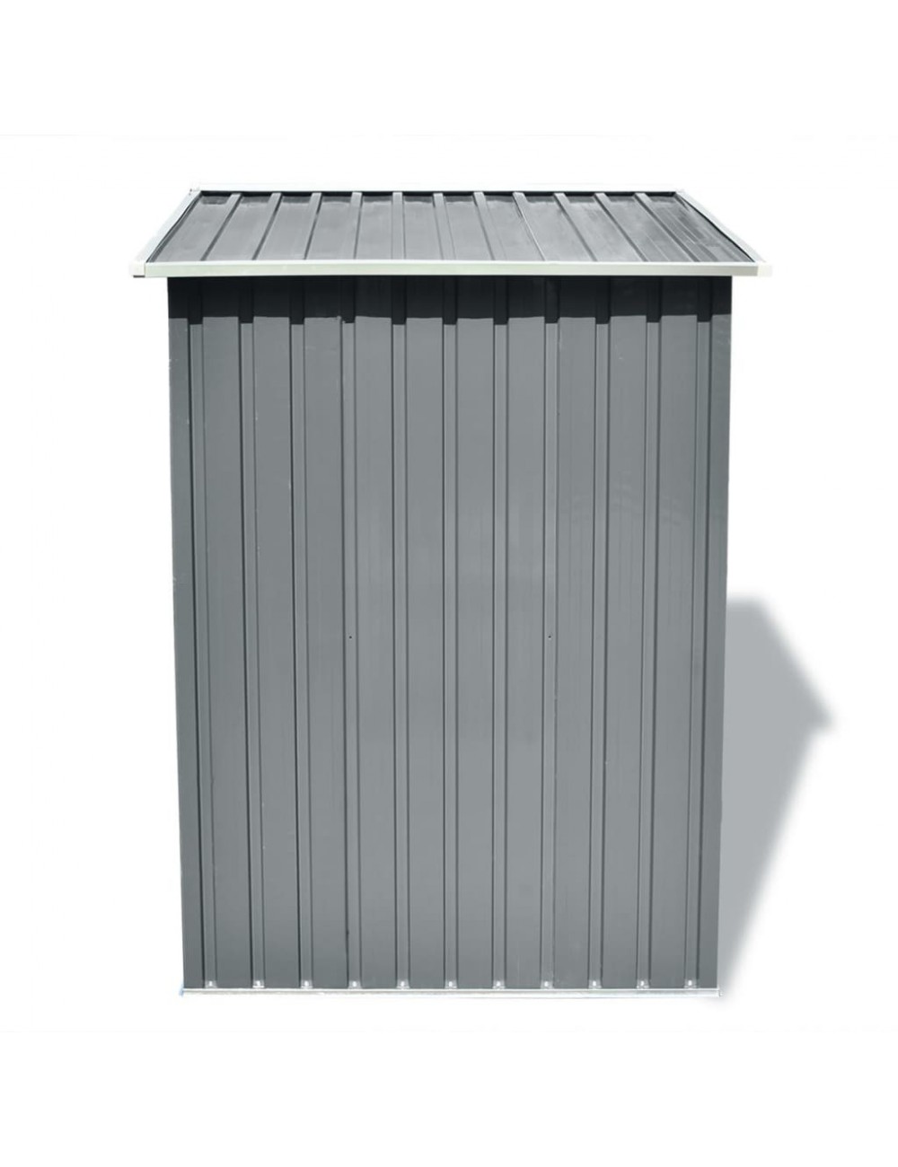 Cabanon de stockage en Métal Gris de 204 x 132 x 186 cm | Jardinao.com