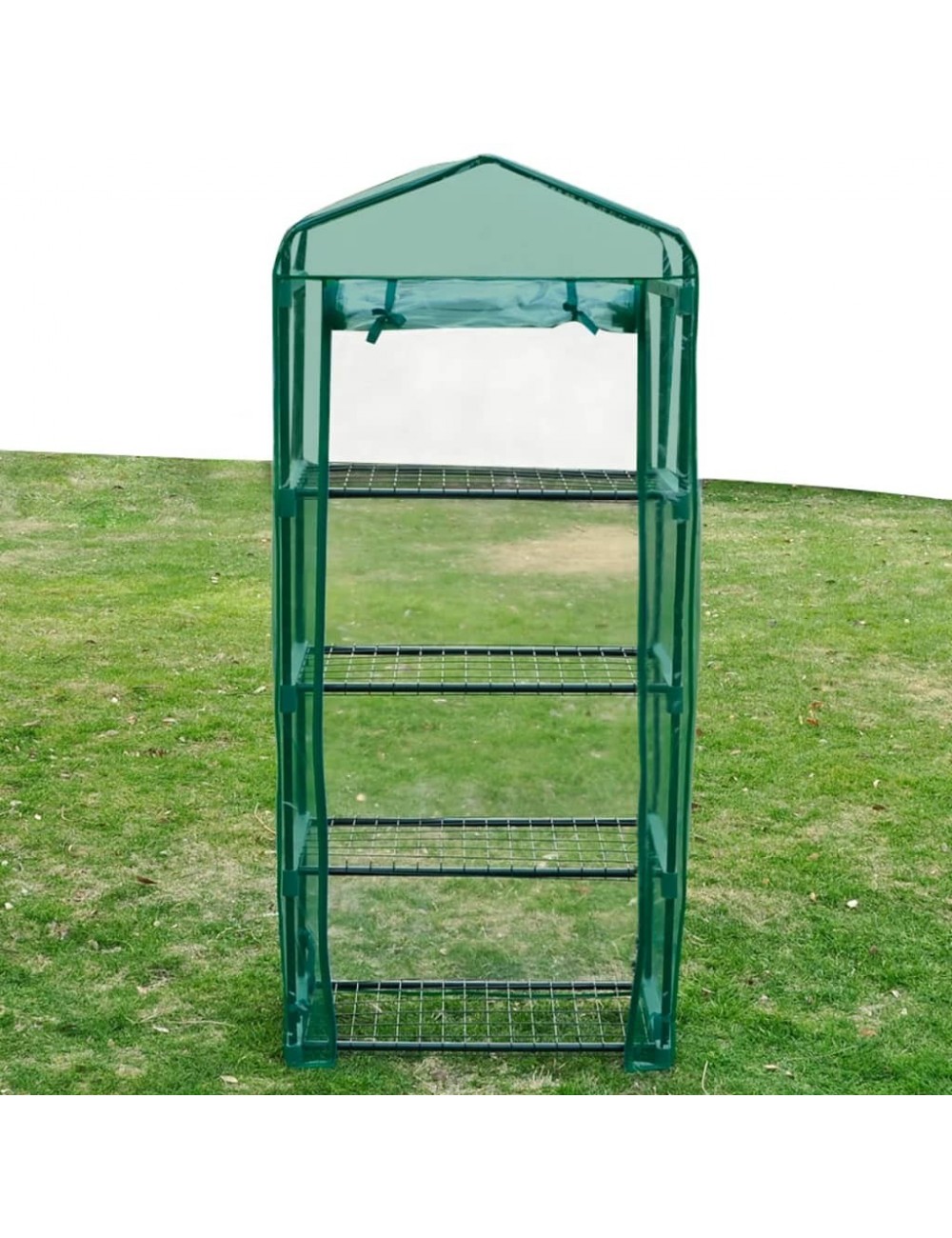 Serre en PVC avec 4 étagères de 69 x 32 x 160 cm | Jardinao.com
