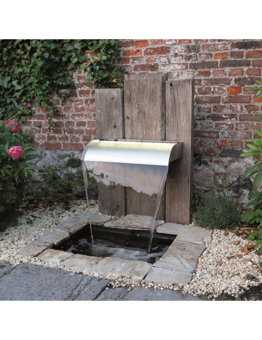 Ubbink Cascade lame Nevada 90 cm Acier inoxydable | Jardinao.com