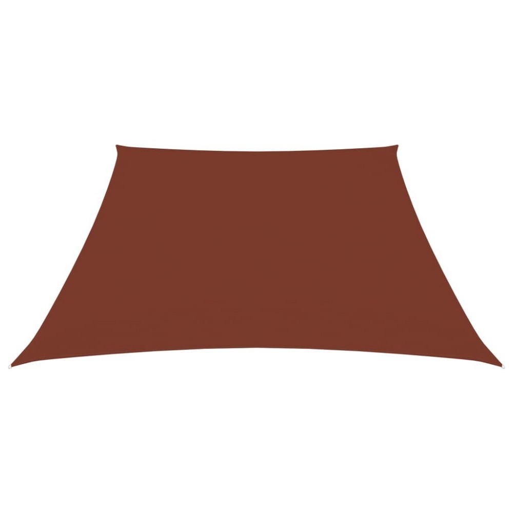 Toile de parasol Tissu Oxford trapèze 2/4x3 m Terre cuite sur Jardinao.com